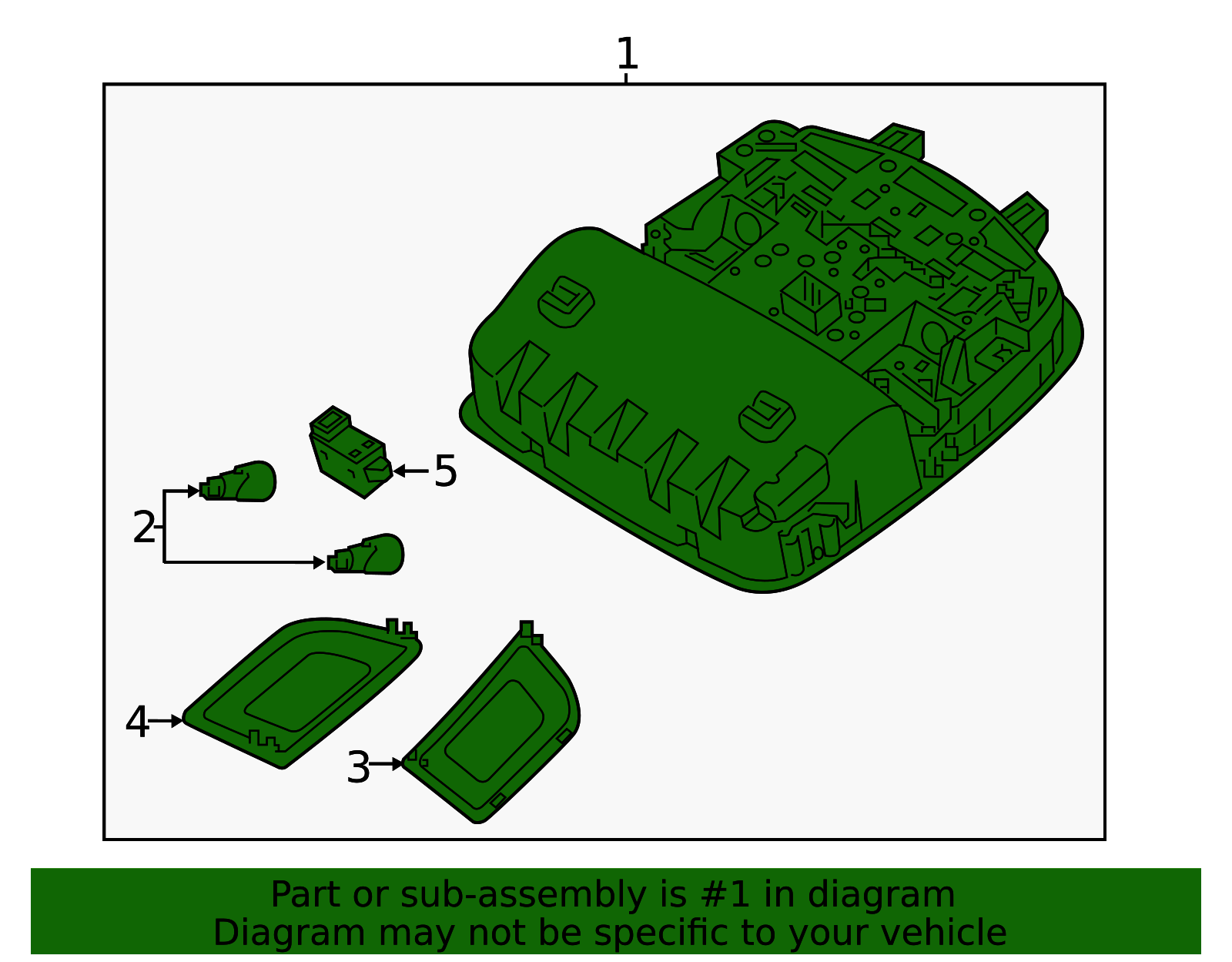 Hyundai Overhead Console - Cabin Storage and Light Housing - Part ...