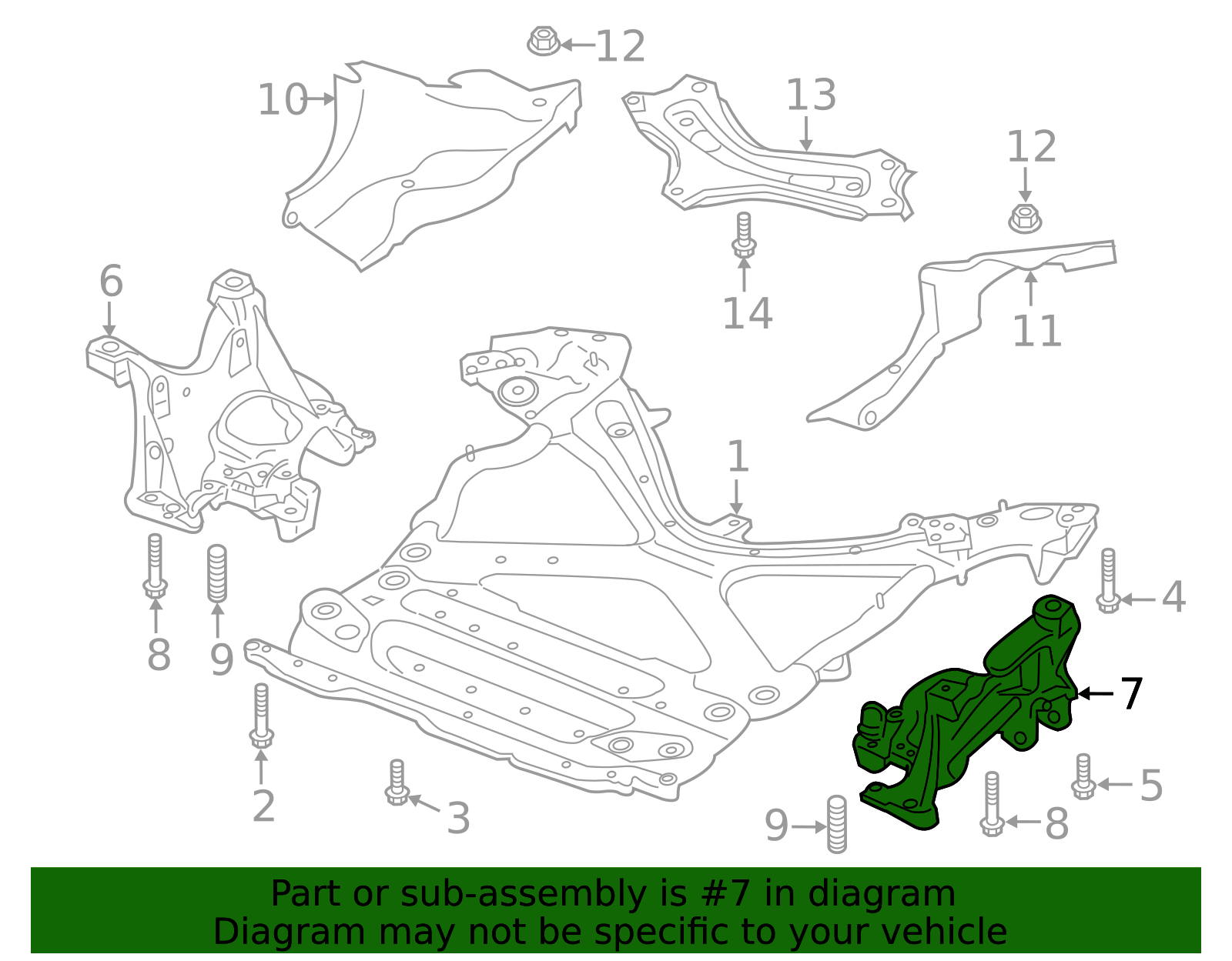 80A-399-295-S - Mount Bracket 2019-2025 Audi | Audi OEM Parts