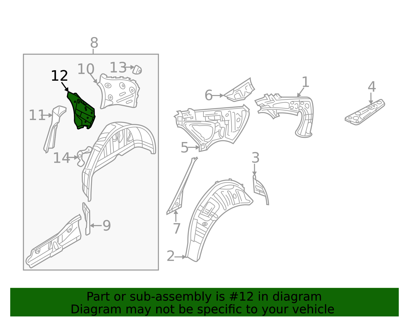 2012-2022 Volkswagen Passat Corner Panel 561-813-568 | VW Direct Auto Parts