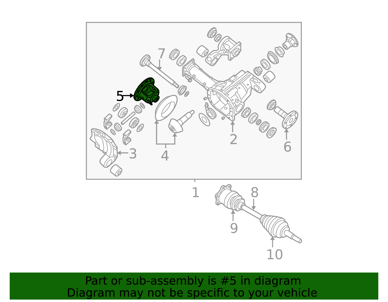 38421-8S110 - Differential Case 2004-2015 Nissan | Official Nissan ...