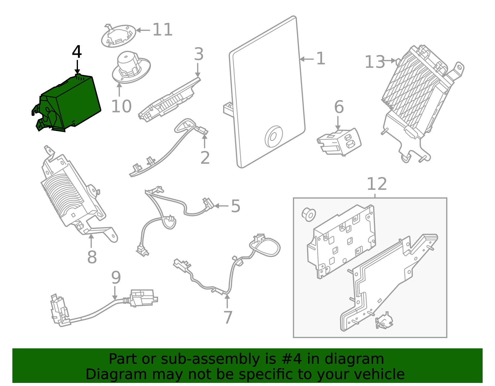 OEM Ford Tuner For 2022 Ford Mustang Mach-E - Part No. LJ8Z-18K810-K ...