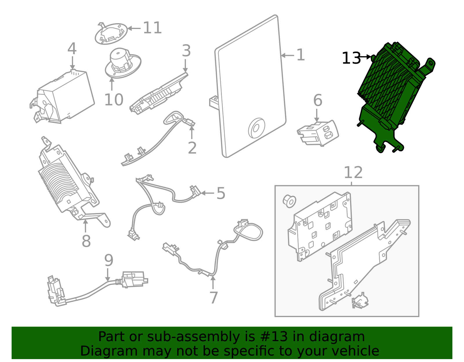 2021-2022 Ford Mustang Mach-E Control Module LJ8Z-19H405-D | Ford OEM ...