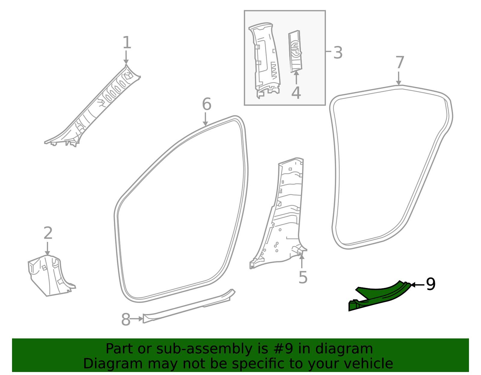 2023-2025 Toyota bZ4X Rear Sill Plate 67918-42120-C0 | MotorMotor