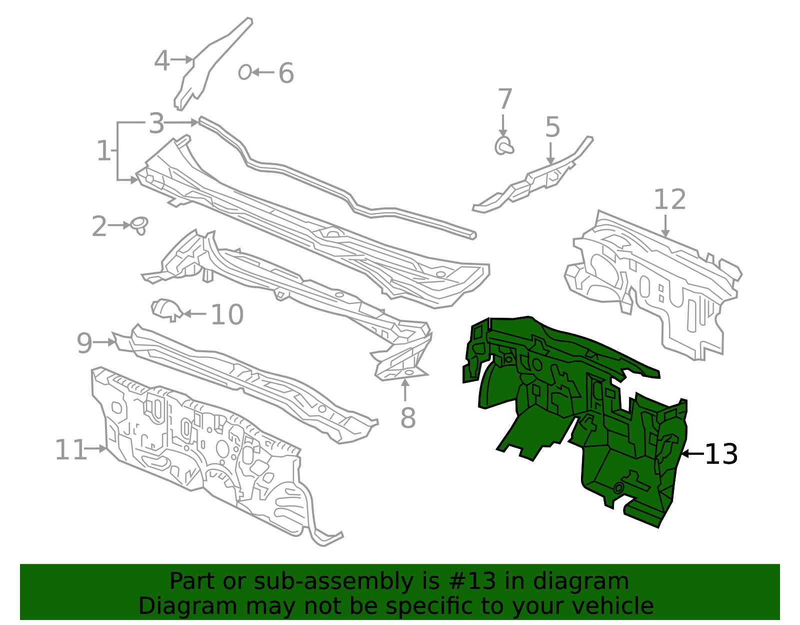 OEM 2019-2020 Honda Civic Engine Compartment Insulation 74260-TEG-A00 ...