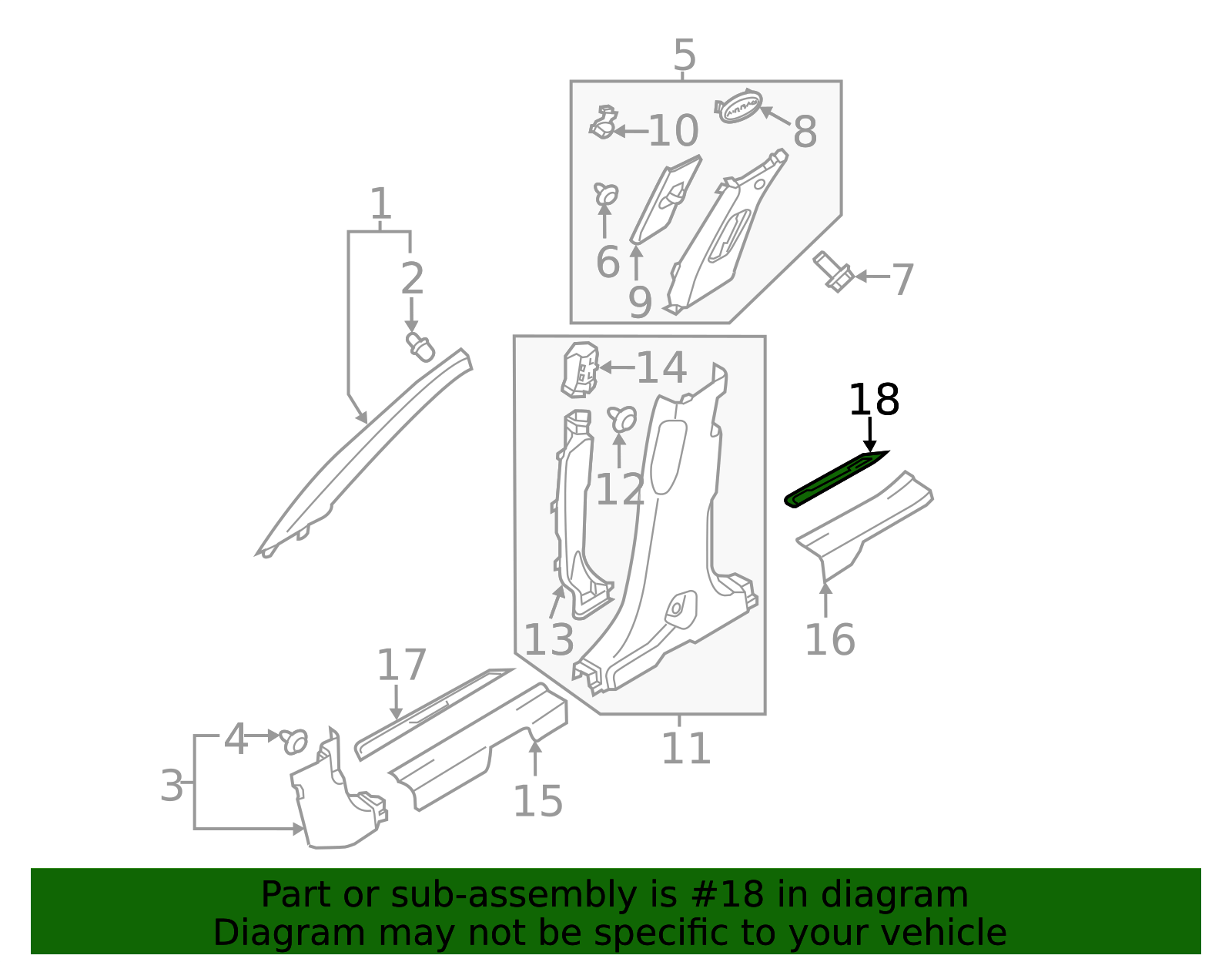 85878-B8000-NBC - High-Quality Door Trim Sill Plate Insert for 2013 ...