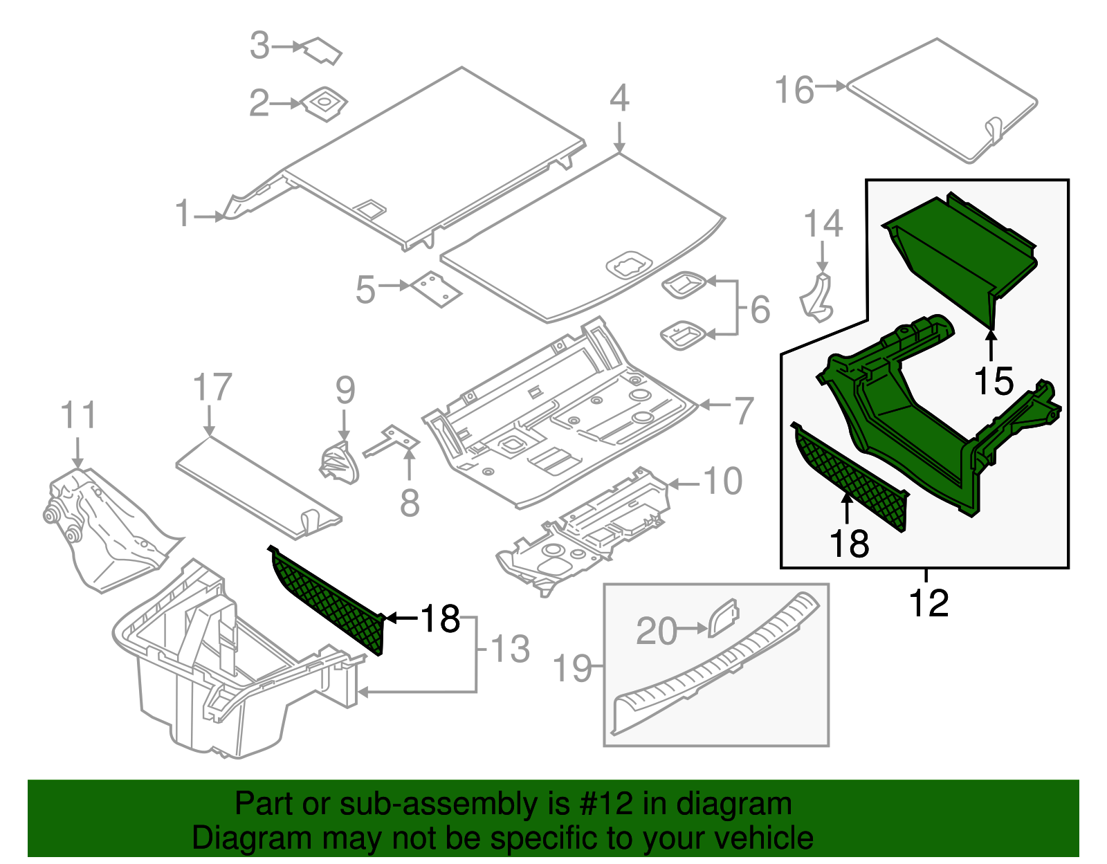 51-47-7-378-506 - 2018-2023 BMW - Storage Box | BMWPartsHub
