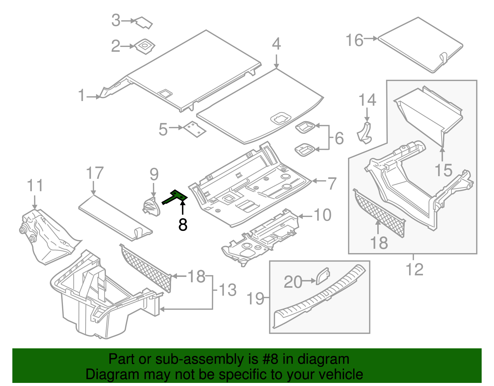 2017-2023 BMW Lower Panel Support 51-47-7-384-923 | BMWPartsDirect.com