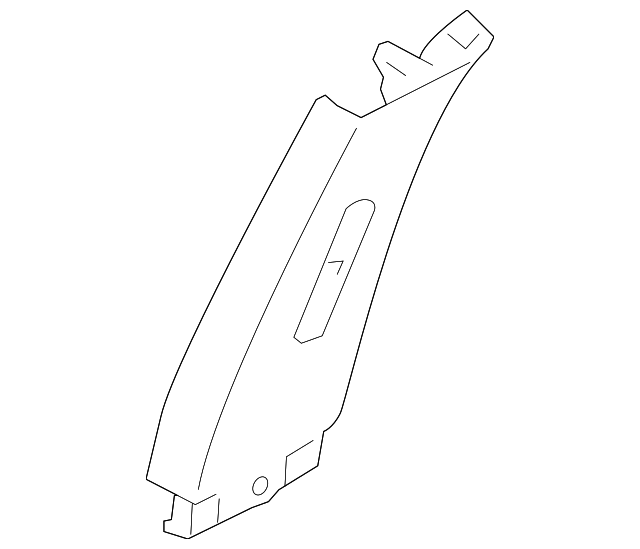 76913-JM01A - Upper Center Pillar Trim | Anicra Nissan Parts