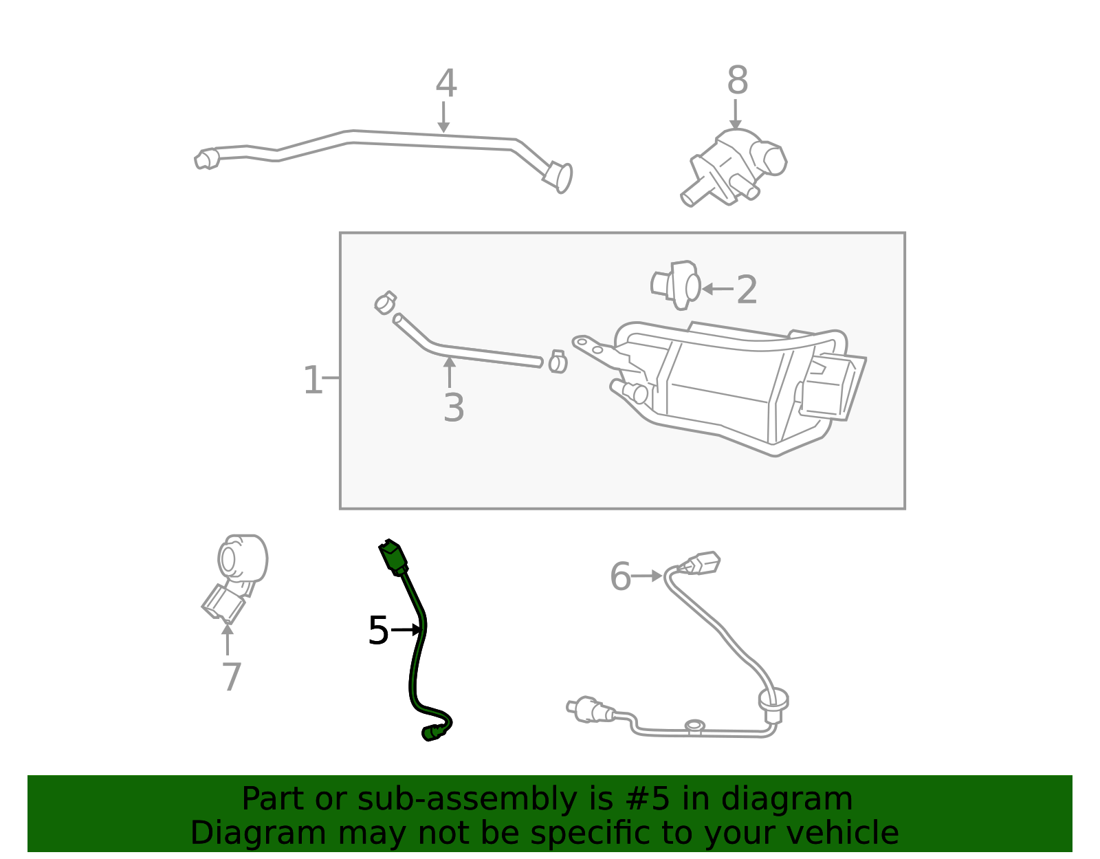 89467-02040 - Oxygen Sensor 2008-2012 Toyota | Elmhurst Toyota Parts