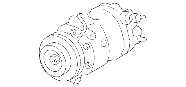 Genuine OEM A/C Compressor Part# LR112585 Fits 2013-2024 Land Rover: Up ...