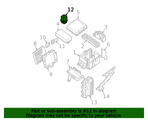 Engine Cooling Fan Motor Relay 25230-7996A | OEM Parts Online