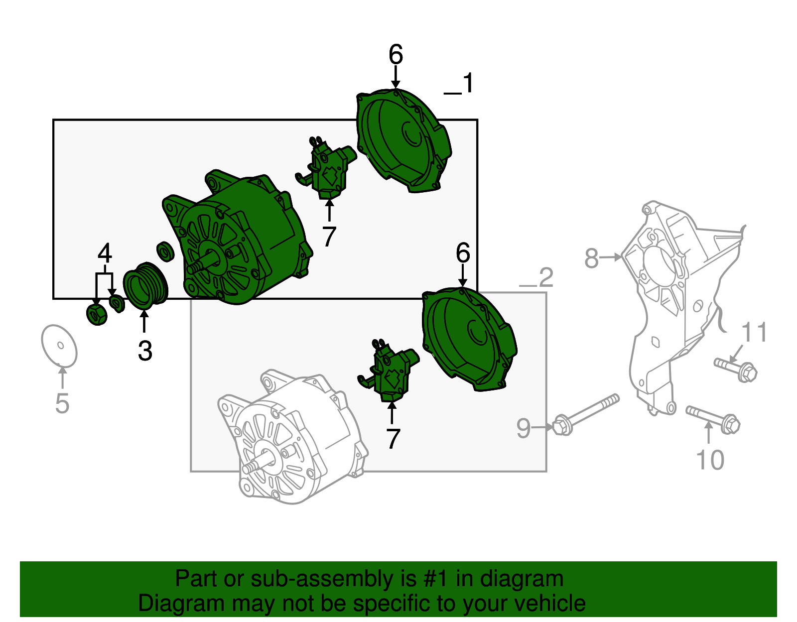 2007-2018 Volkswagen Alternator 06F-903-023-P | VW Direct Auto Parts