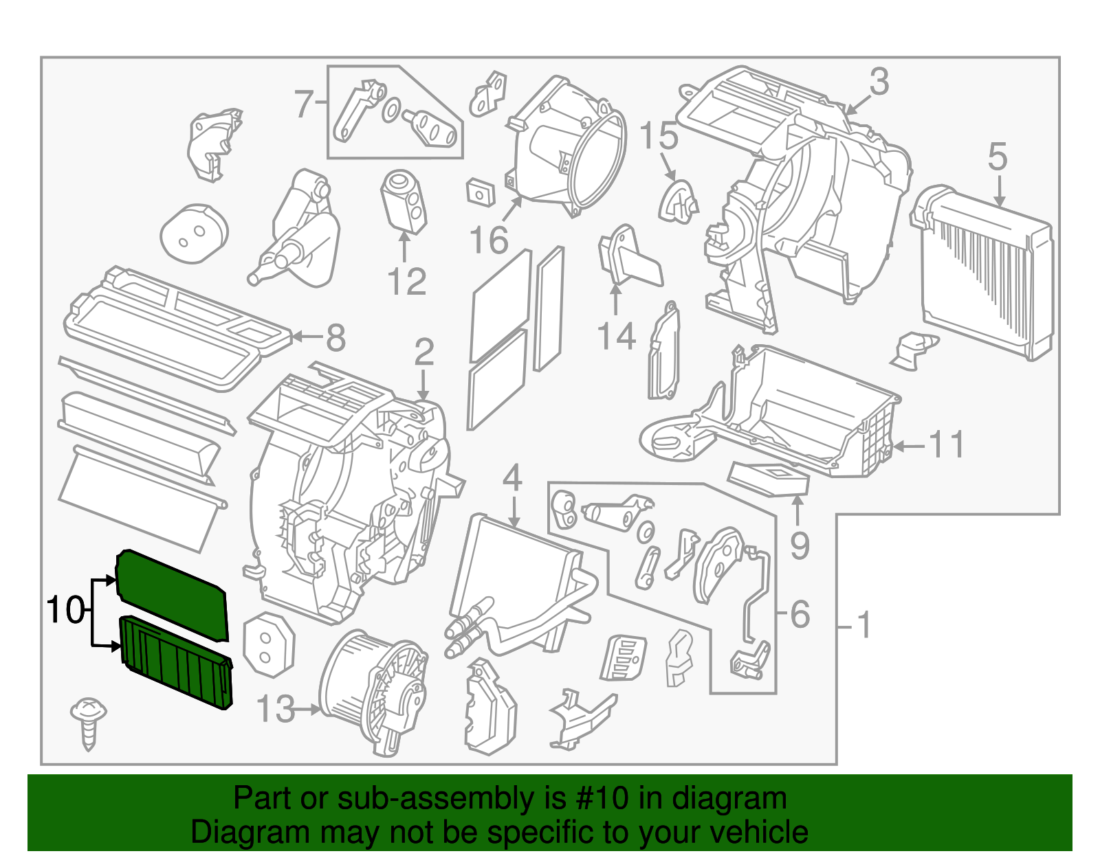 D651-61-J6X - Genuine Mazda Cabin Air filter 2011-2014 Mazda 2 | Mazda ...
