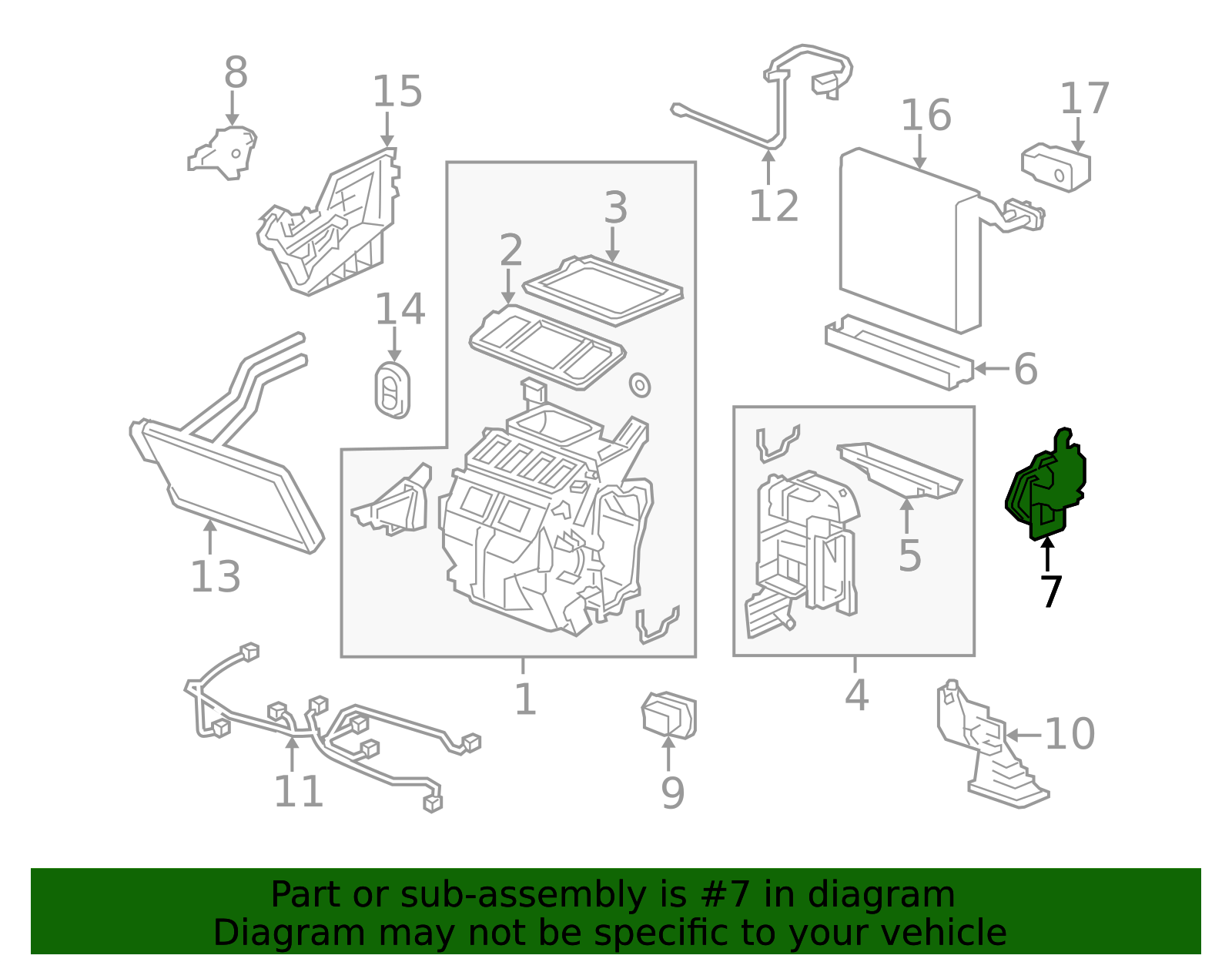 79140-SNA-A01 - HVAC Defrost Mode Door Actuator 2006-2011 Honda Civic ...