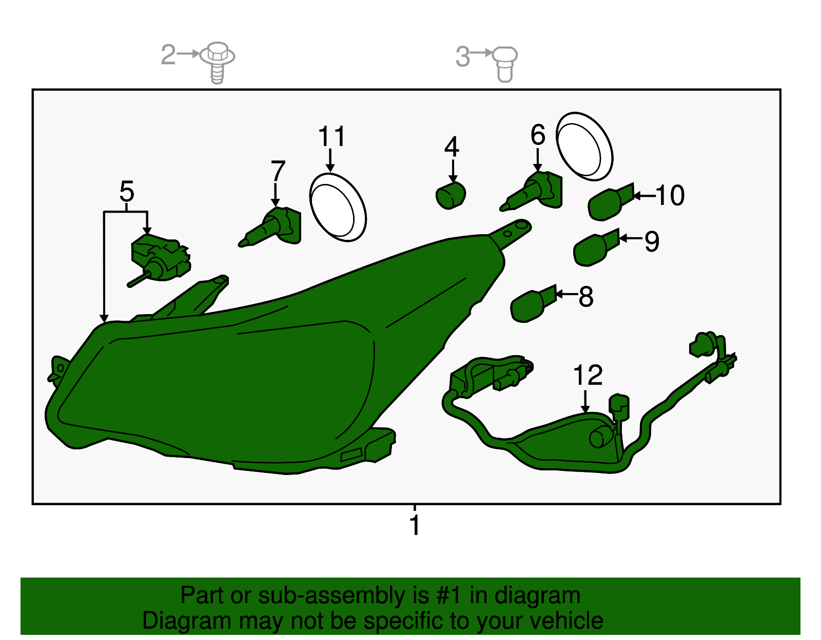 2014-2016 Subaru Forester Composite Assembly 84001SG111 | Subaru Parts Guys
