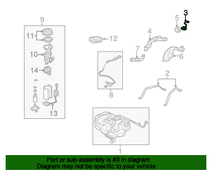 2005-2008 Acura Cap Fuel Filler 17670-SHJ-A02 | OEM Parts Online