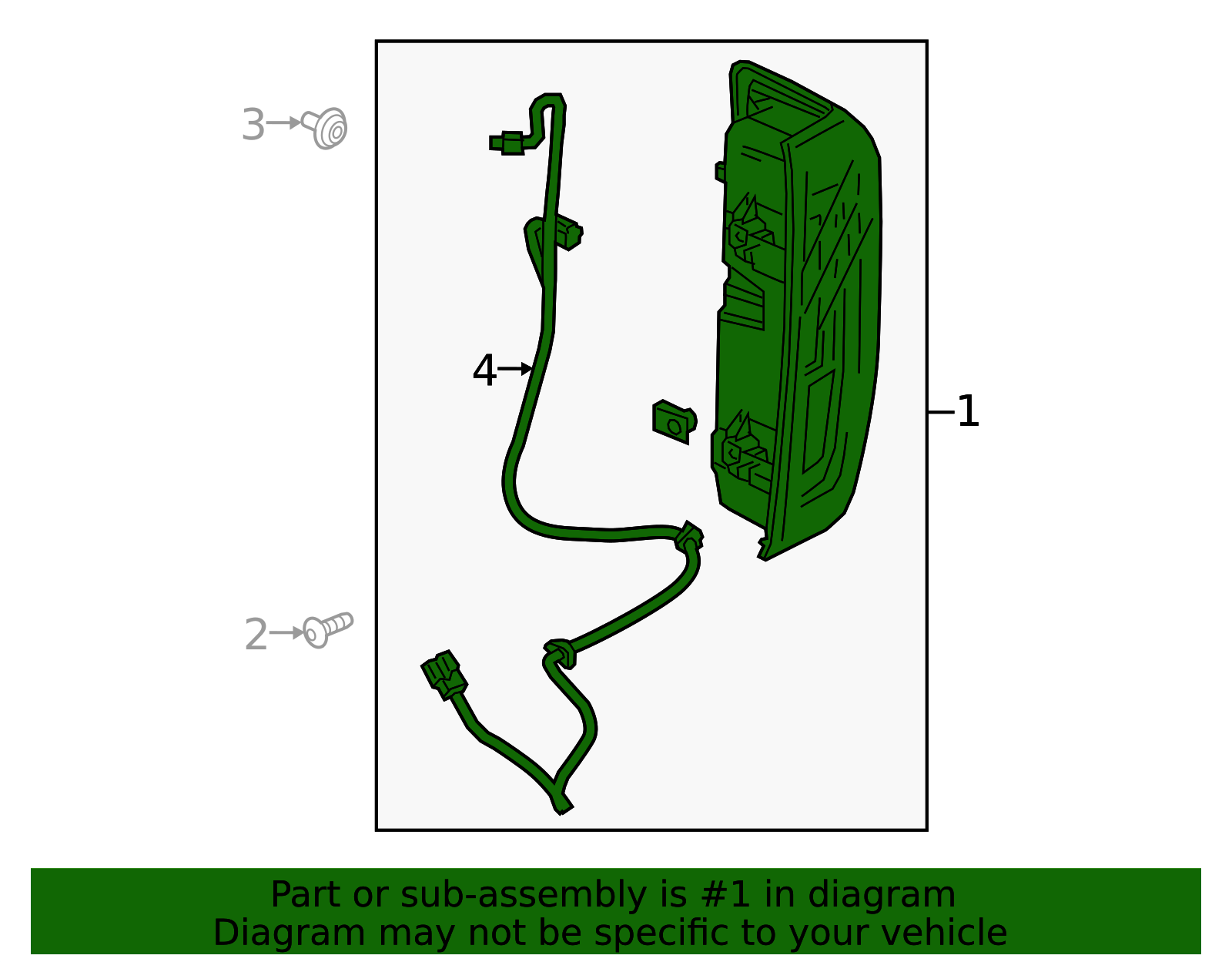85727856 - F Lamp 2019-2025 GMC | GM Wholesale Direct