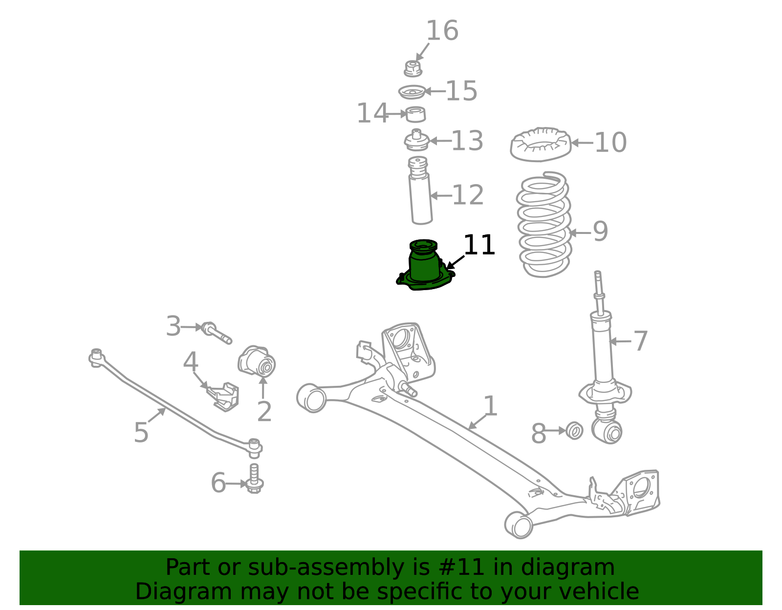 2009-2019 Toyota Upper Bracket 48401-02040 | MotorMotor