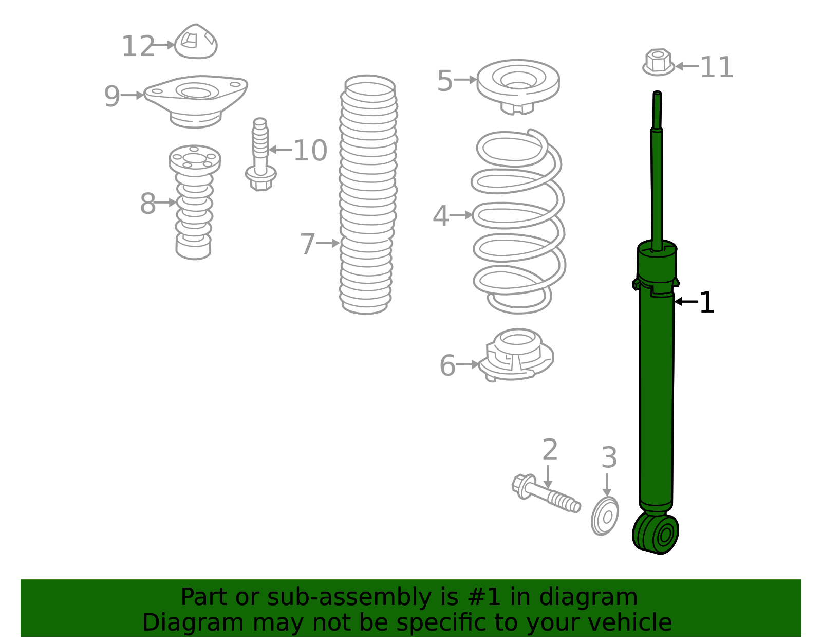 2017-2020 Honda Civic 2017-2020 Honda Civic - Shock Absorber Unit R ...