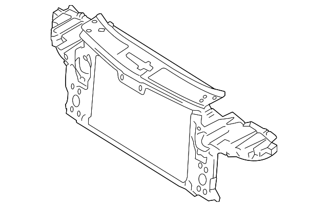 2004-2010 Volkswagen Touareg Radiator Support 7L0-805-594-R | VW Direct ...