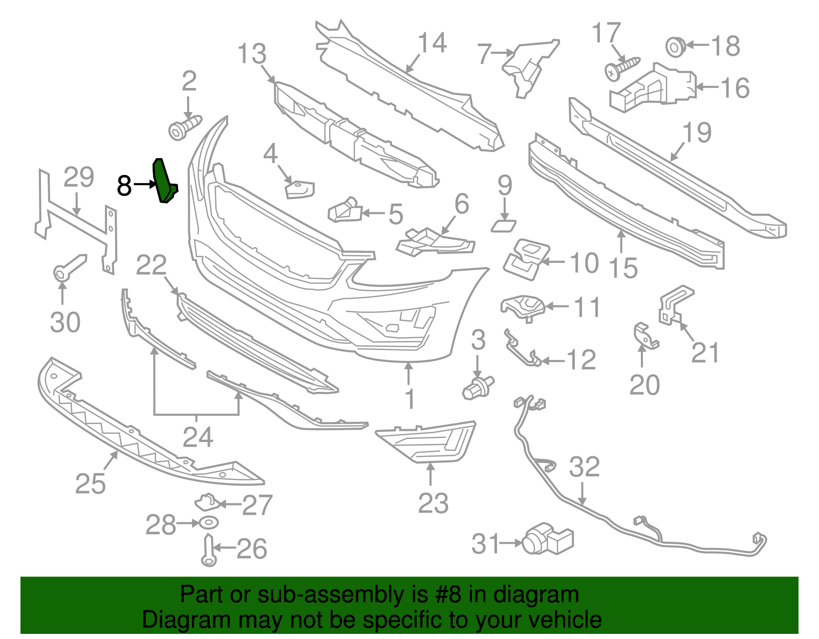 39834778 - High-Quality Tow Eye Cap for 2014-2017 Volvo XC60 ...