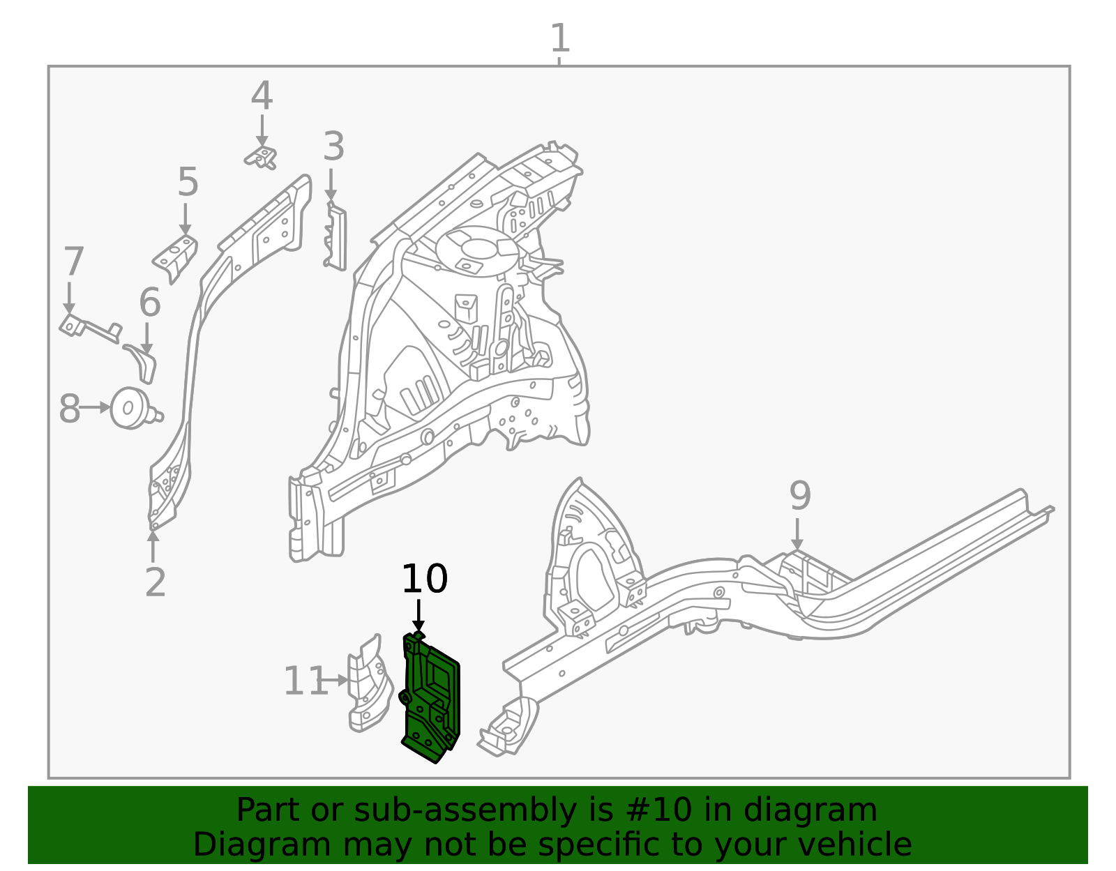 64575-BE000 - High-Quality Rail Assembly Mount Bracket for 2024-2025 ...