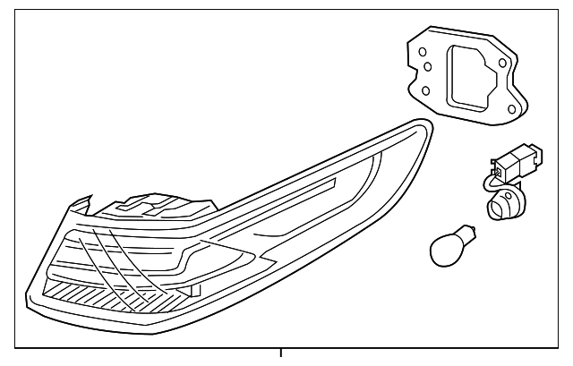 92402-D4230 - Tail Lamp Assembly 2016-2018 Kia Optima | Kia.Parts Store