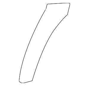 2018-2023 Land Rover Range Rover Velar Wheelhouse Molding LR106654 ...