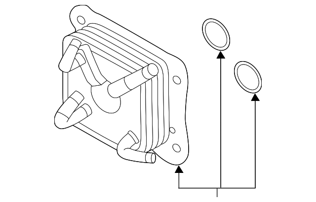 2019-2025 Nissan Oil Cooler 21606-28X0C | Bill Kay Nissan Parts