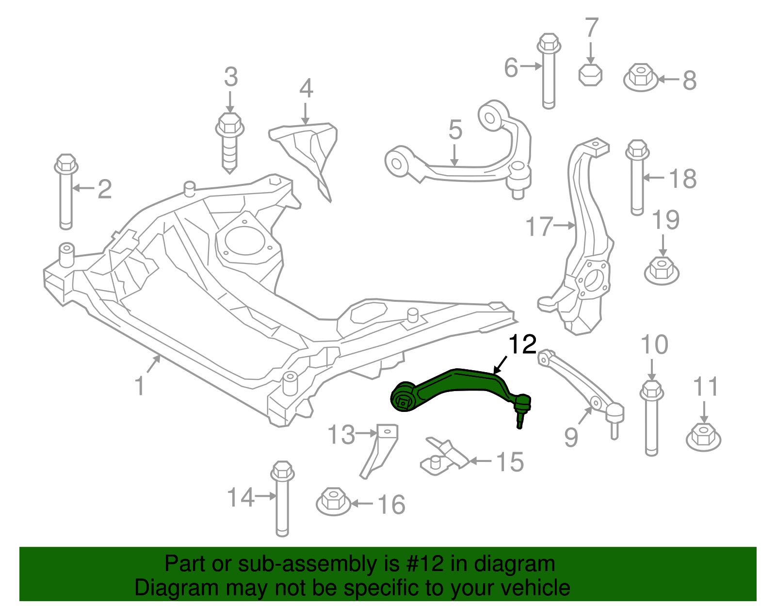 2017-2024 BMW Lateral Arm 31-10-6-861-162 | BMW OEM Parts