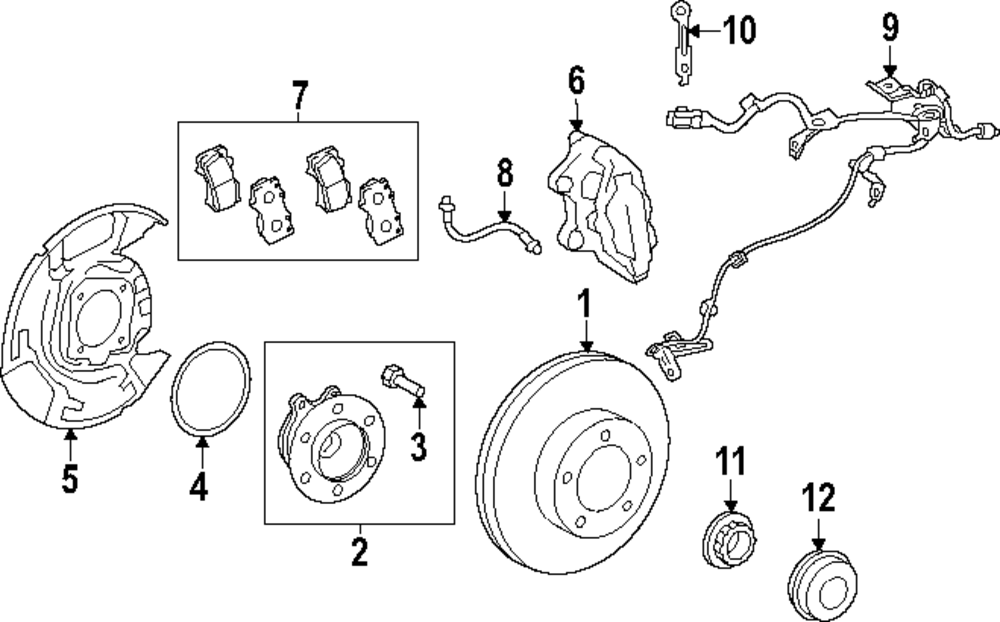2024-2025 Lexus GX550 Hub Assembly 43550-60070 | OEM Parts Online