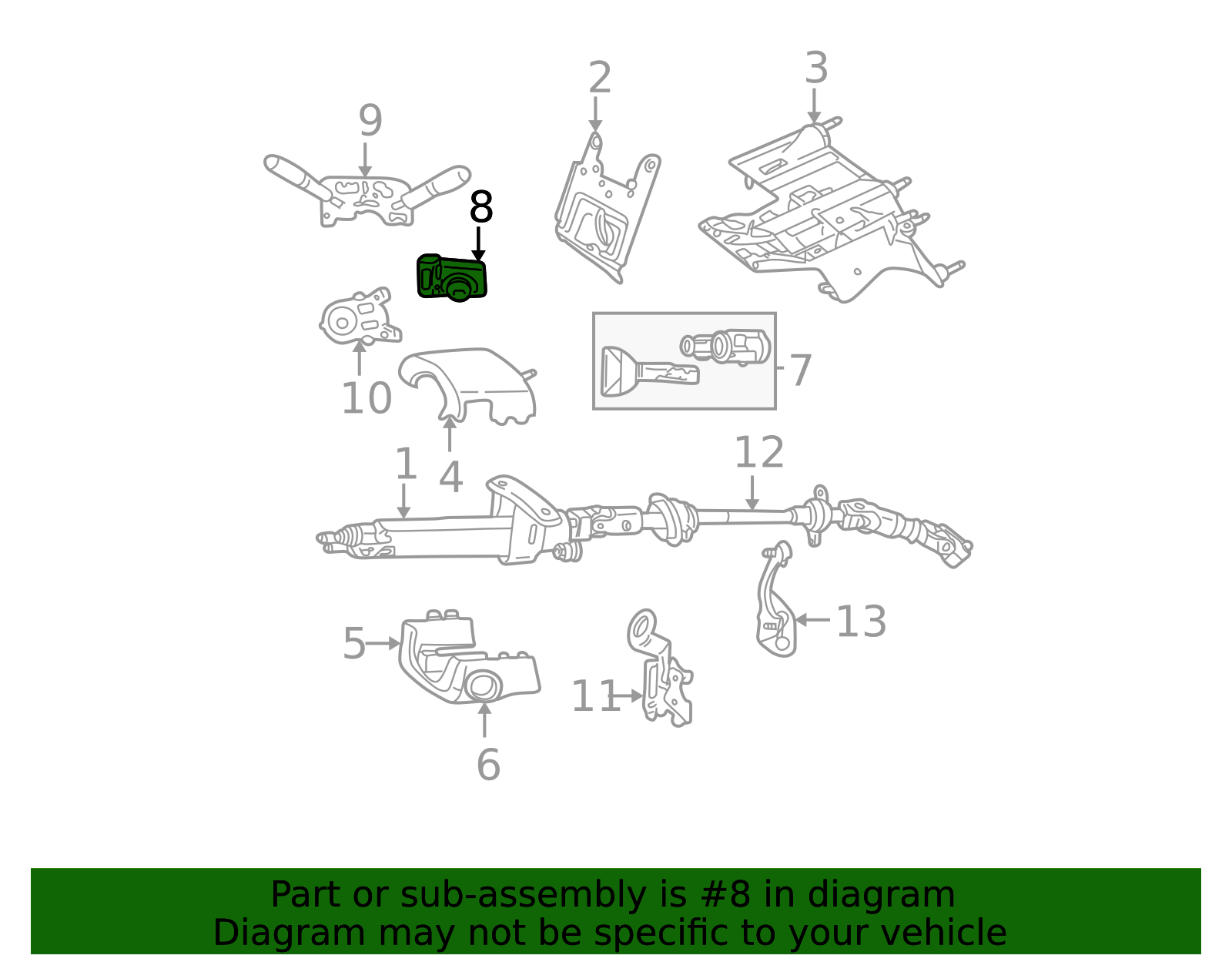2000-2007 Mopar Ignition Switch 04793576AC | Mopar Parts Canada