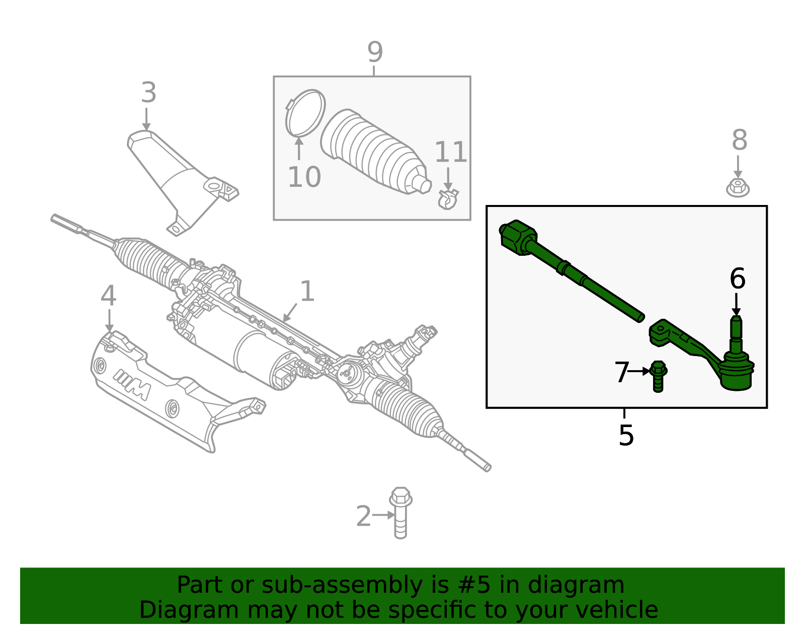 32-10-5-B5F-306 - Tie Rod Assembly | Buy BMW Parts Now