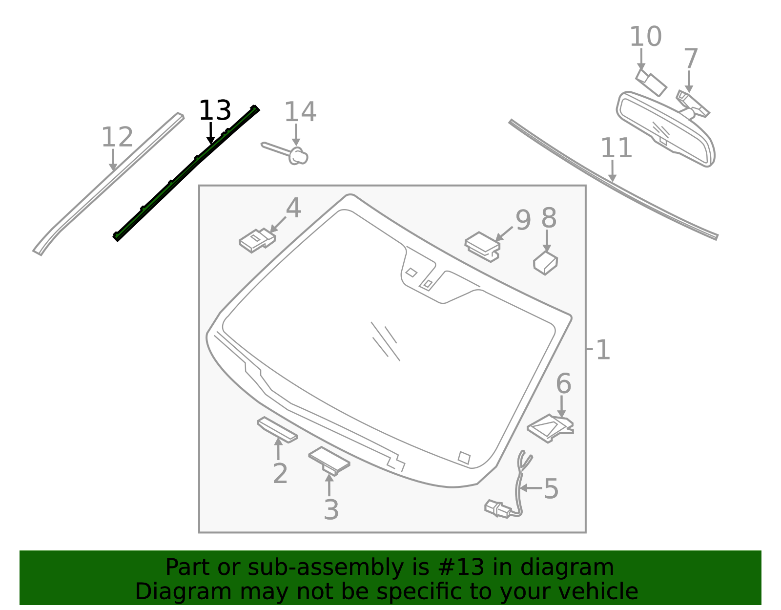 2016-2020 Kia Sorento Side Molding Retainer Bracket - Driver's Side (LH ...