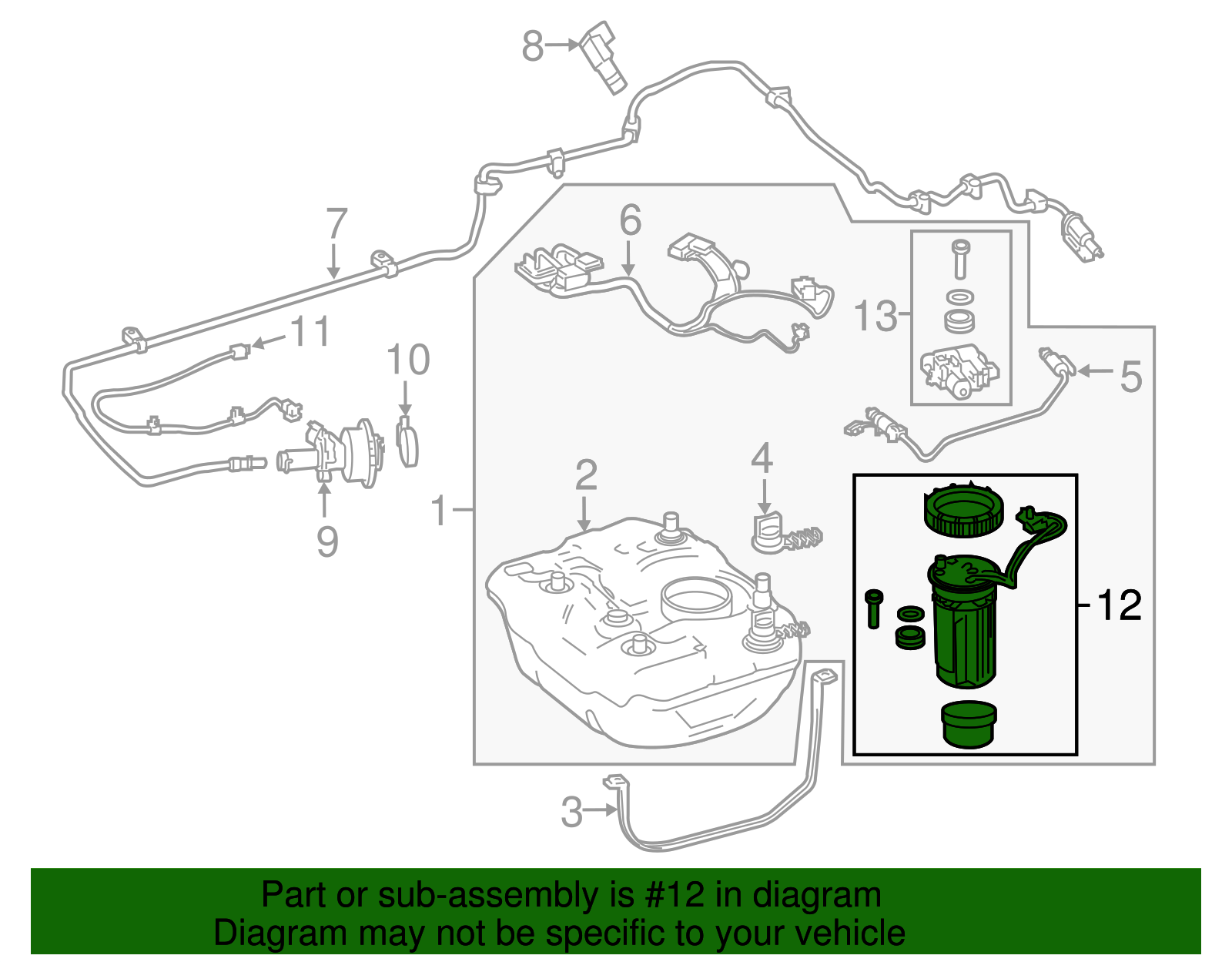 204-471-05-75-64 - Repair Kit 2013-2015 Mercedes-Benz GLK 250 ...