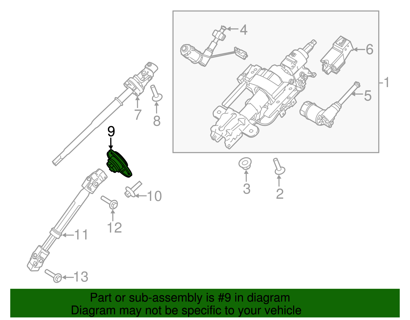 2015-2021 Ford | Dust Shield | FL3Z-3D677-D | Walls' Ford Parts