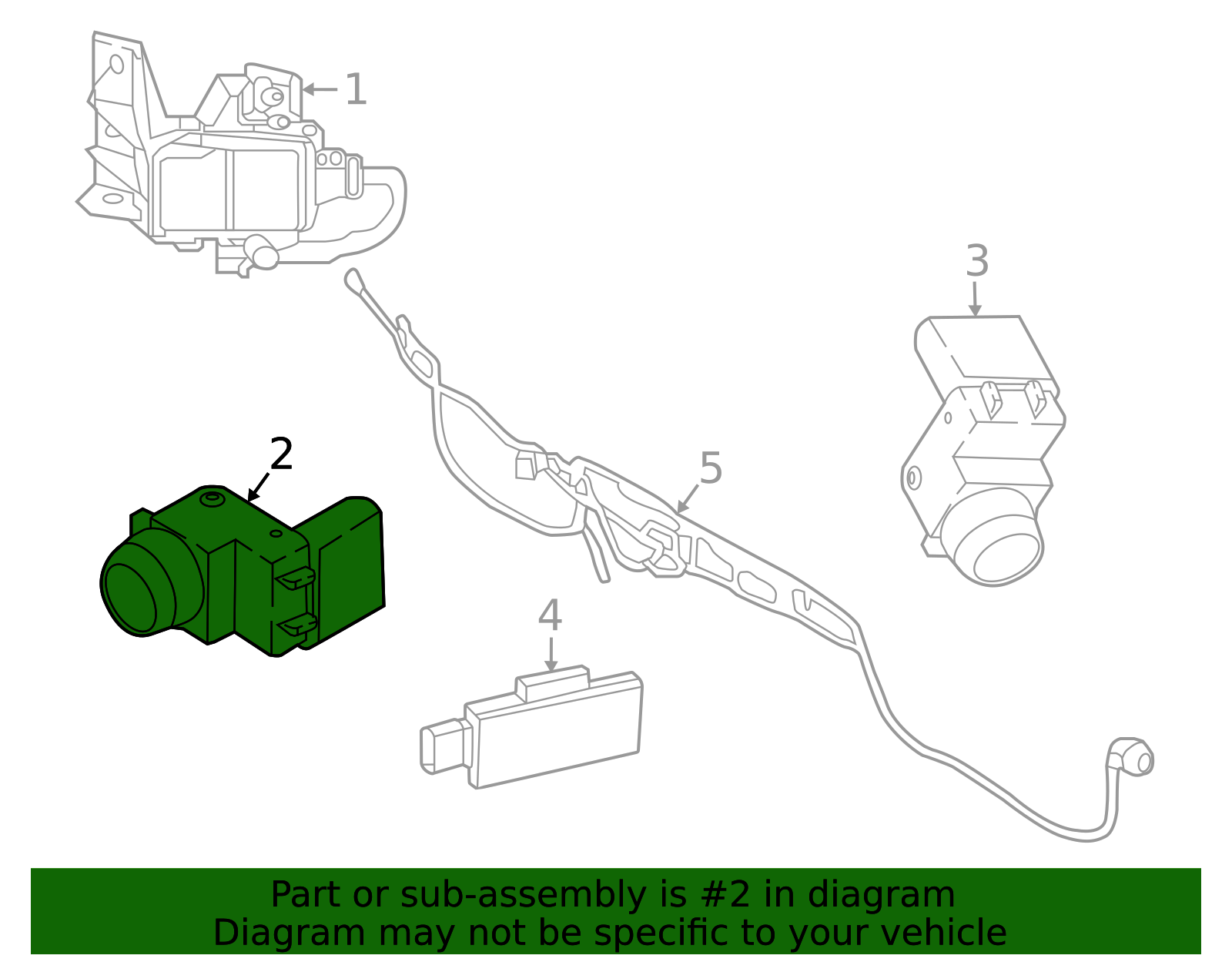 Hyundai - 99310-L1000-FR7 - Park Sensor - 2021-2024 Genesis GV80 | OEM ...