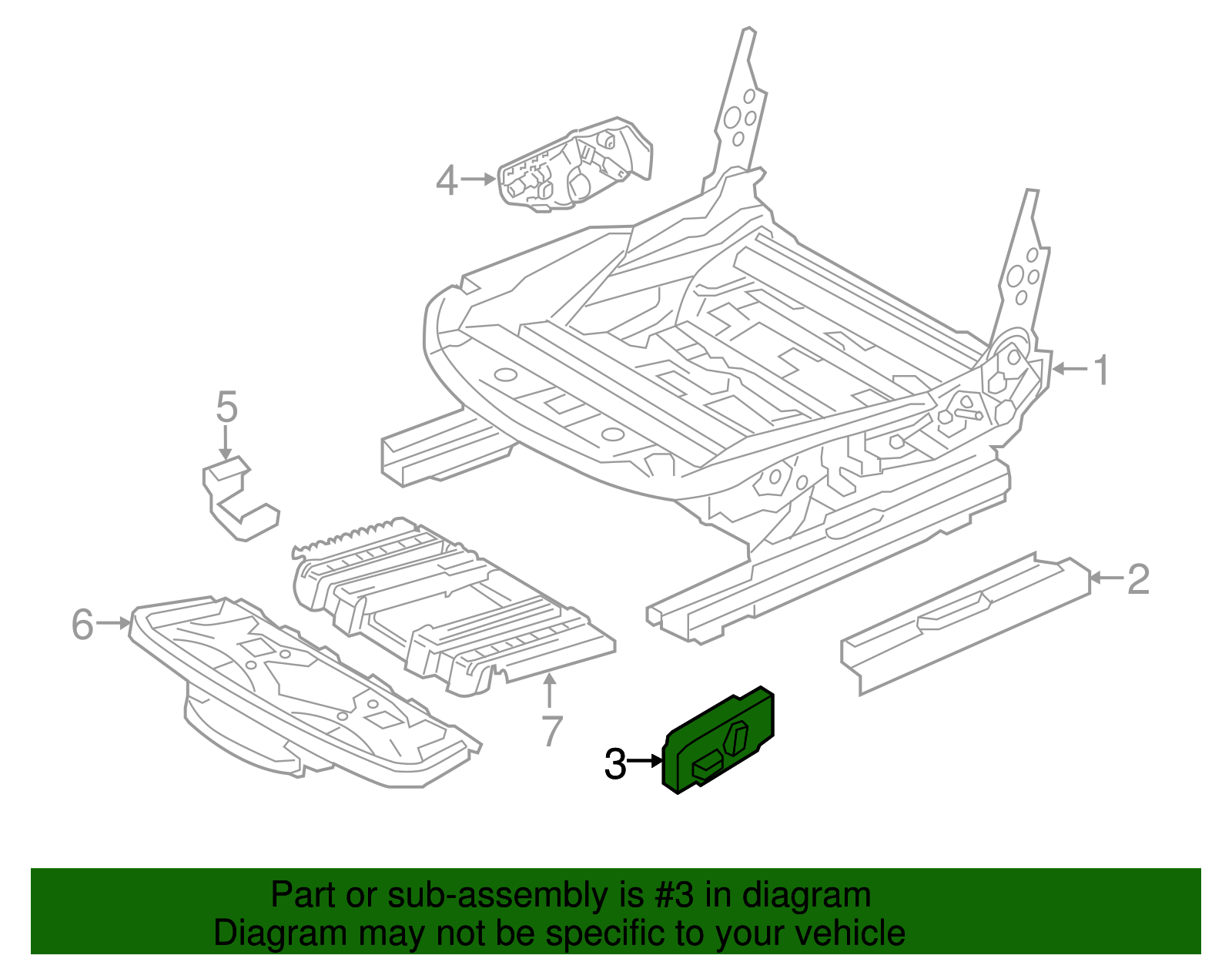 2012-2021 BMW 2012-2023 BMW - Control Switch 61-31-9-382-443 | BMW ...