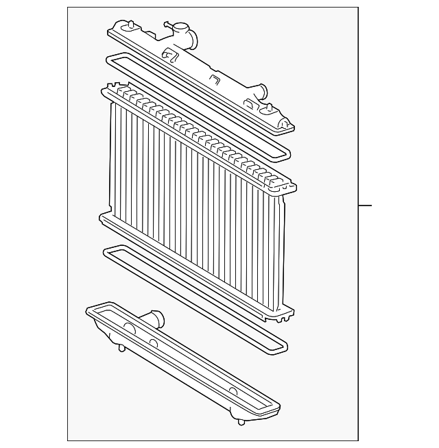 2010-2011 Toyota Camry Radiator Assembly 16410-AZ016 | OEM Parts Online