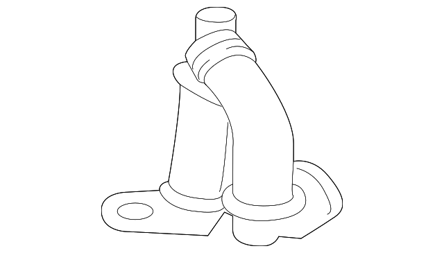 2017-2020 Jaguar Engine Coolant Hose T2H4036 | JaguarParts.com