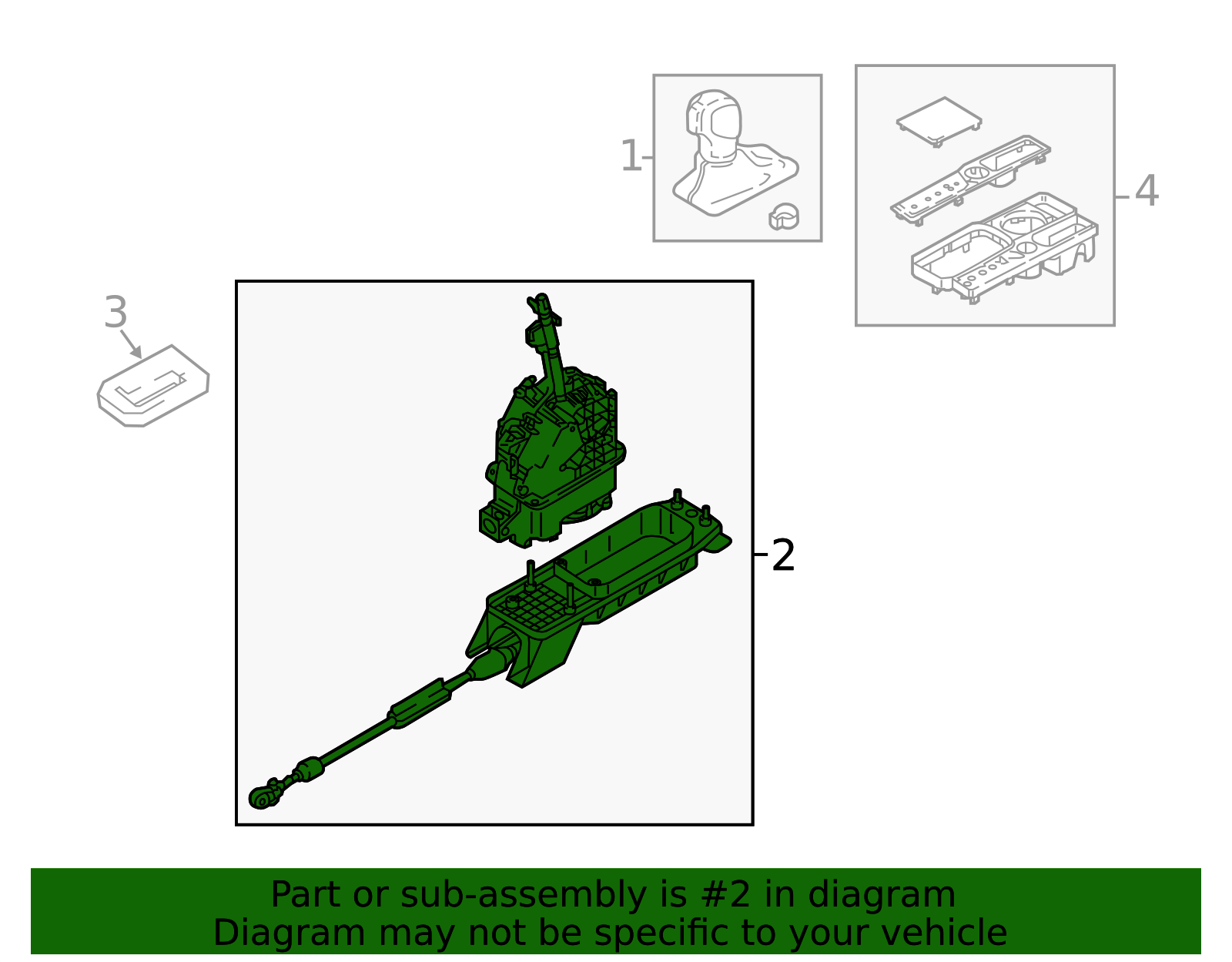 2021-2023 Volkswagen Shifter Assembly 3QF-713-025-R | VW Direct Auto Parts