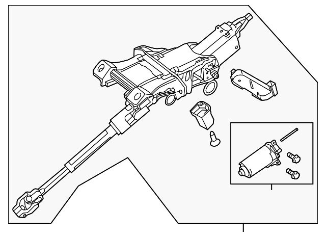 2013-2016 Ford | Steering Column | EG9Z-3C529-B | Walls' Ford Parts