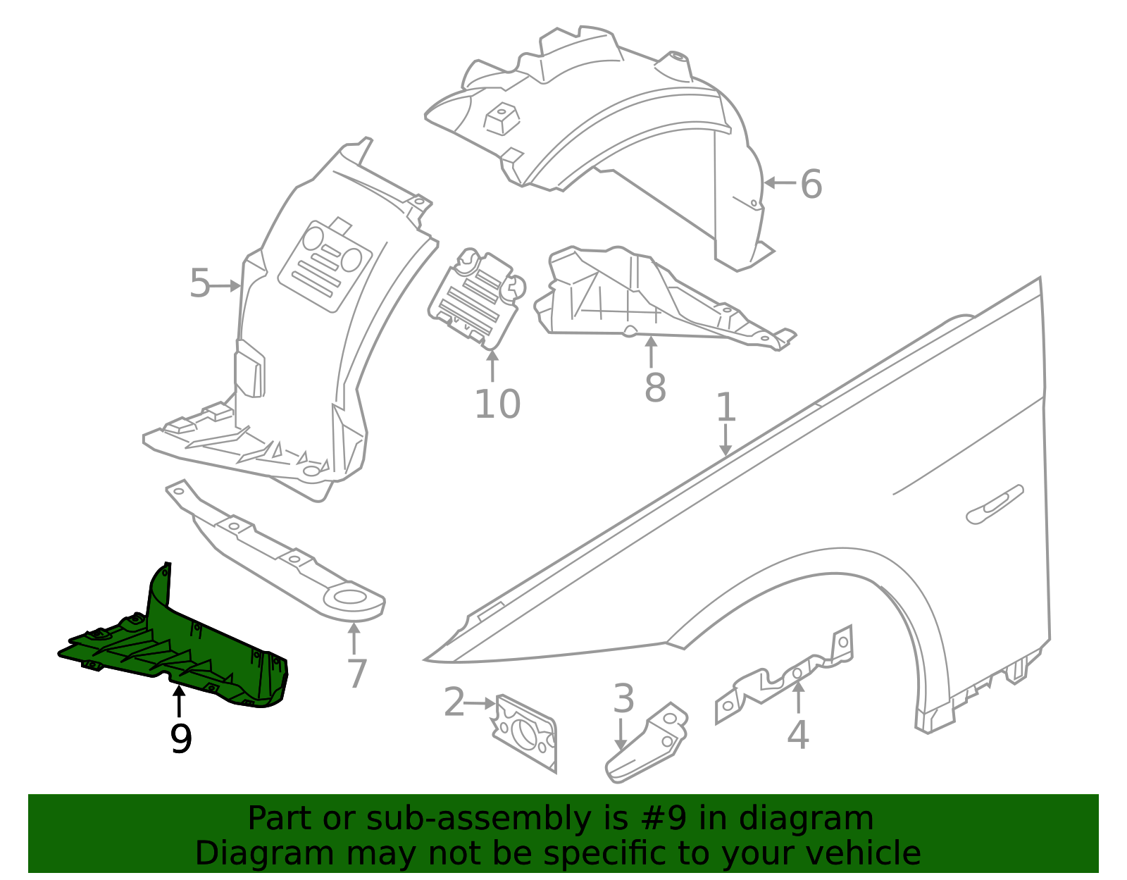 51-71-8-044-550 - Lower Cover - 2007-2013 BMW | BMWPartsHub