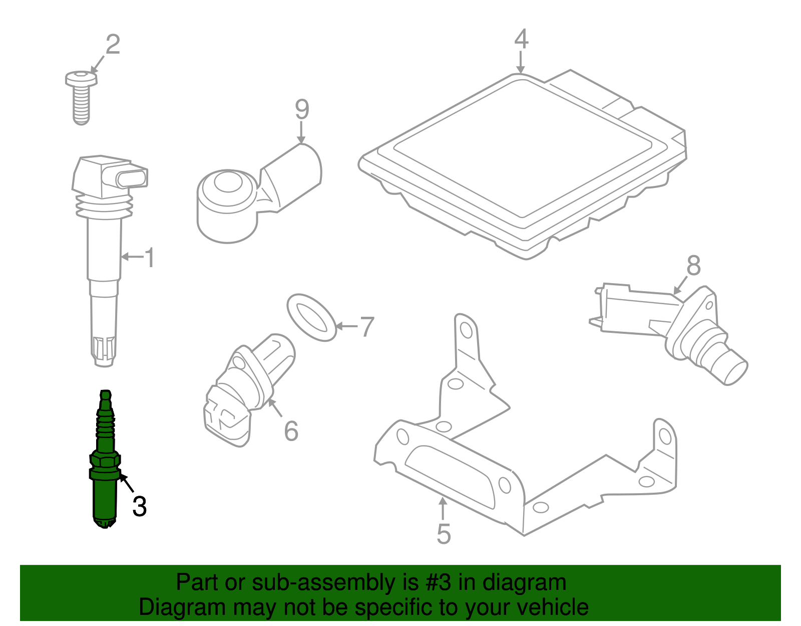 2008-2019 Porsche Spark Plug 999-170-236-90 | Porsche Marin