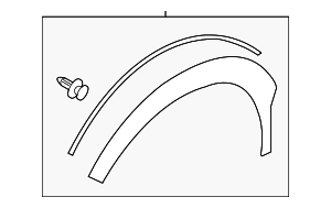 2013-2017 Subaru Wheel Flare 91112FJ101 | Subaru Parts Guys