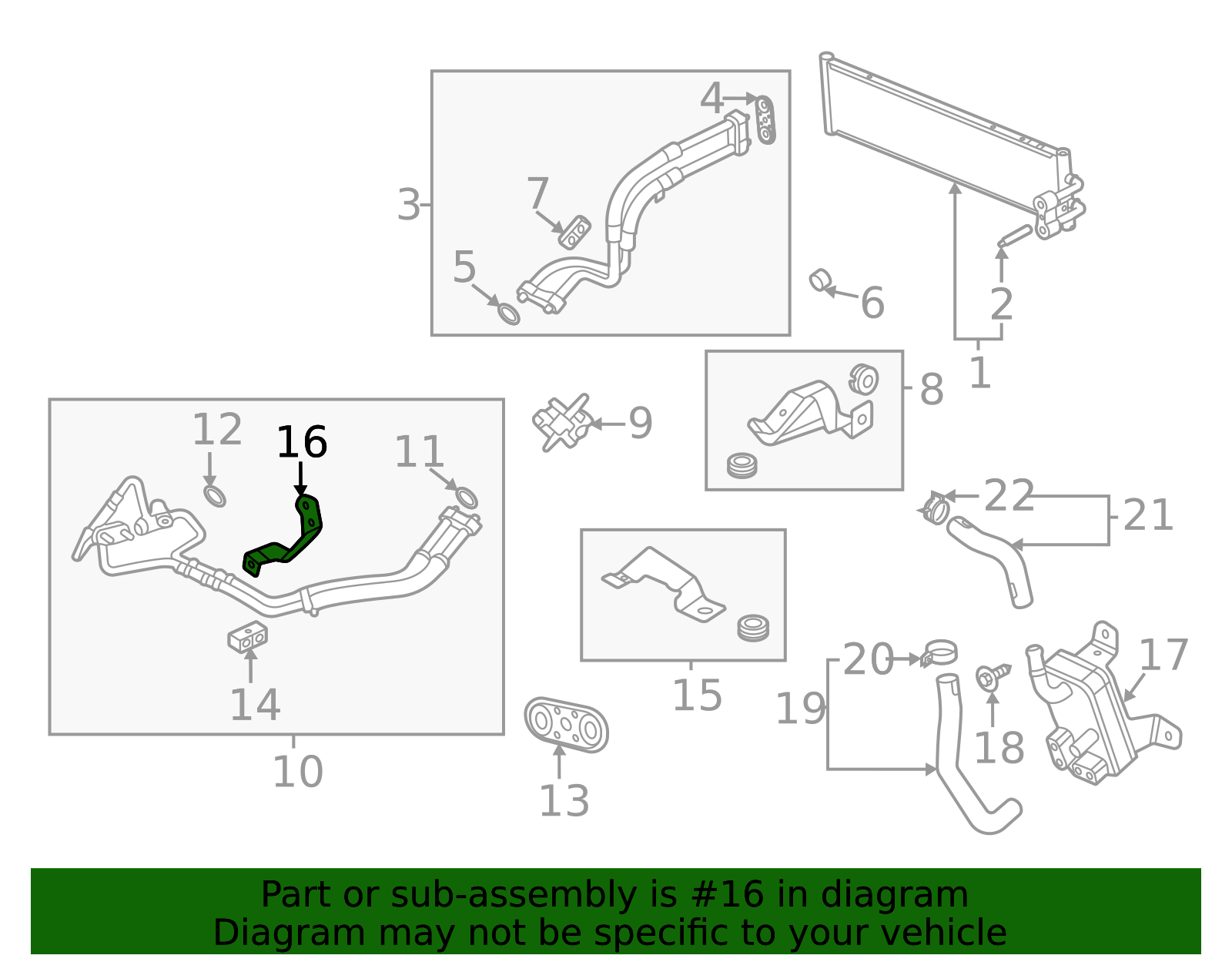 84673133 - High-Quality Transmission Fluid Cooler Pipe Bracket for 2020 ...