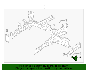 64587-K0000 - Front Mount Bracket 2020-2025 Kia Soul | Kia.Parts Store