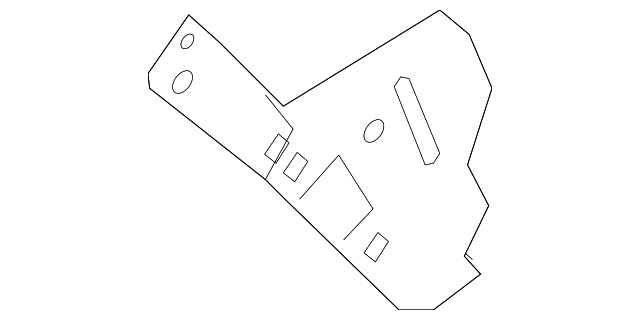 2020-2025 Kia Soul Front Mount Bracket 64587-K0000 | Kia Automotive Parts