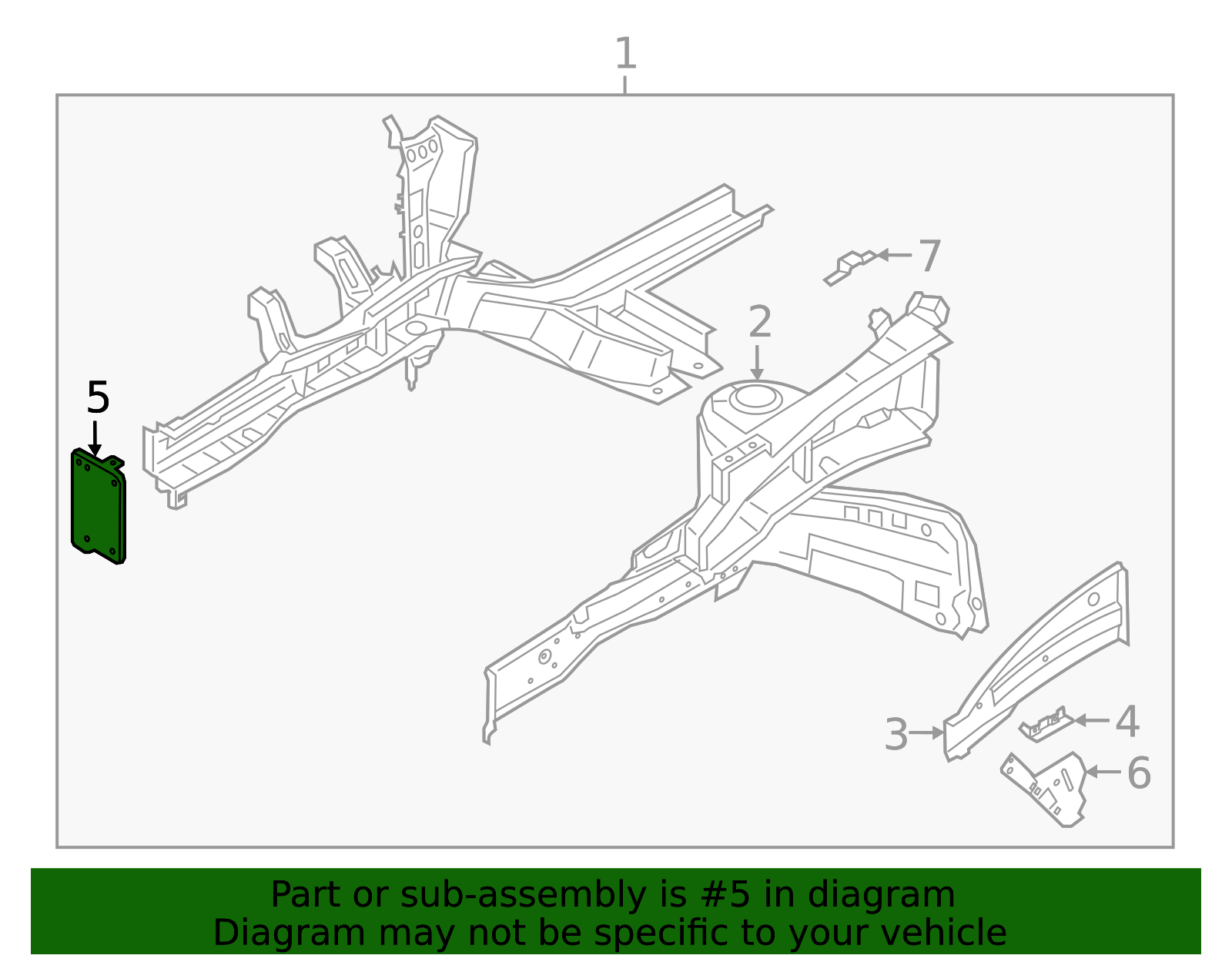 64585-K0000 - Frame Rail End Kia.Parts Store