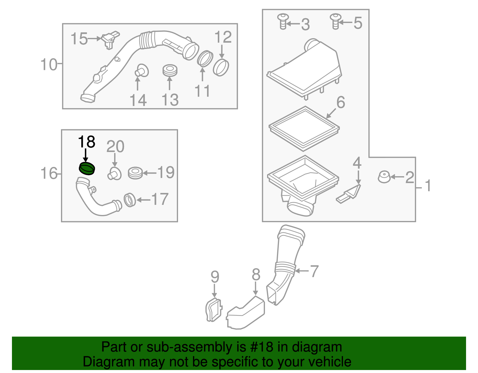 2010-2017 BMW Lower Duct Clamp 11-61-7-786-528 | OEM Parts & Accessories